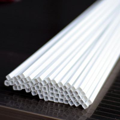 60 pcs 6mm x 6mm Square Styrene ABS pole, Rod, Pipes, Square Sections ...