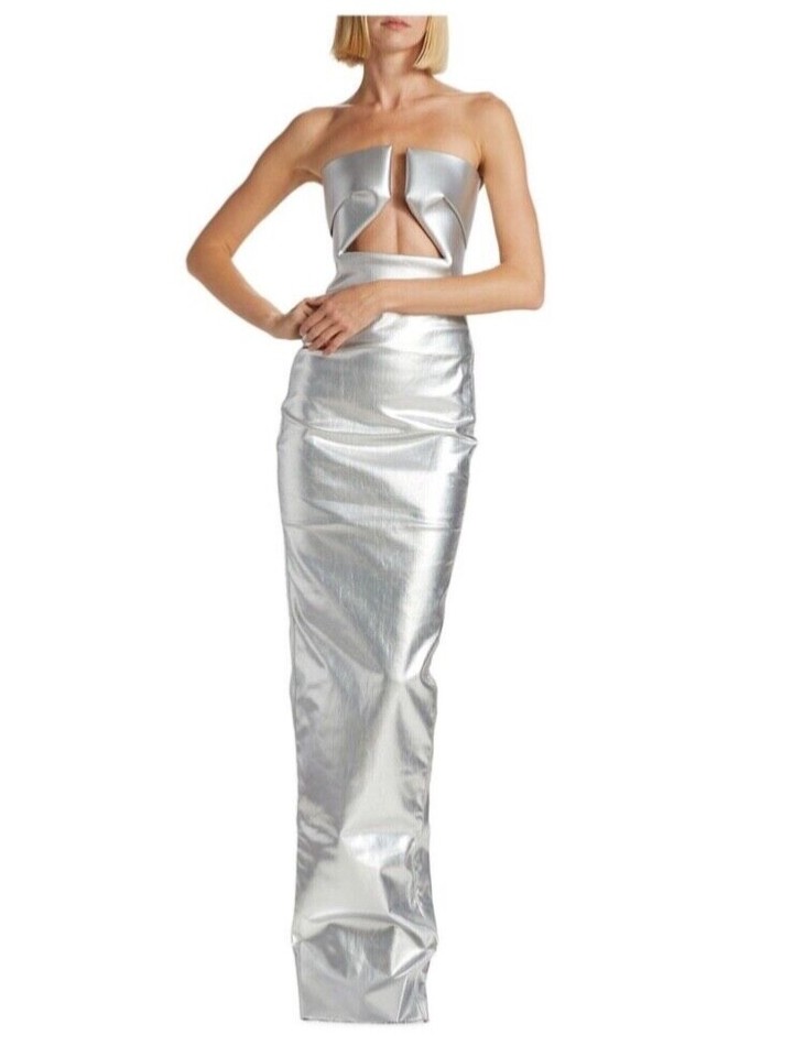 Rick Owens Silver Dress