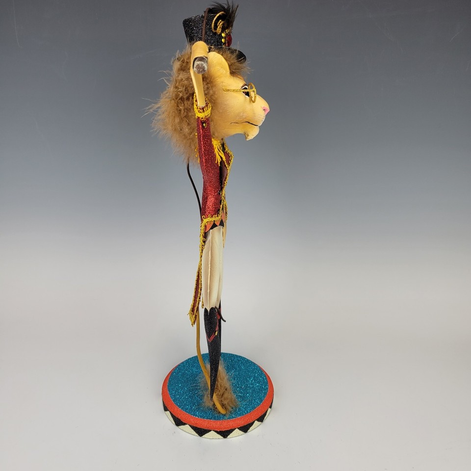 Pier 1 Halloween Enchanted Circus Ringmaster Lion Tamer Metal Sculpture ...