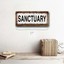 Sanctuary Metal Sign; Wall Decor for Home and Office | eBay