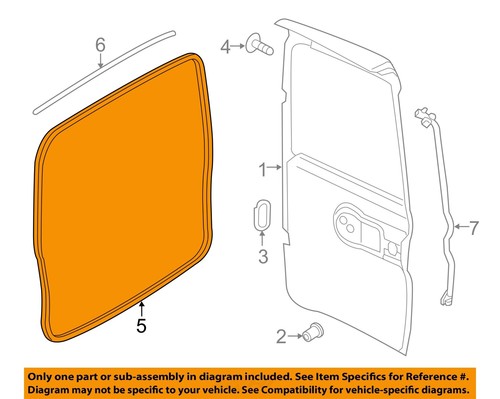 CHRYSLER OEM 15-19 ProMaster City Door Components-W'strip On Body ...