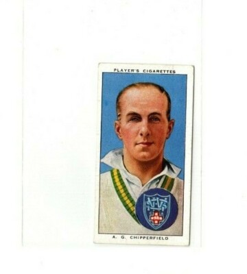 1938 Player's Cigarettes Cricketers 1938 ARTHUR CHIPPERFIELD #40 [NrMt ...
