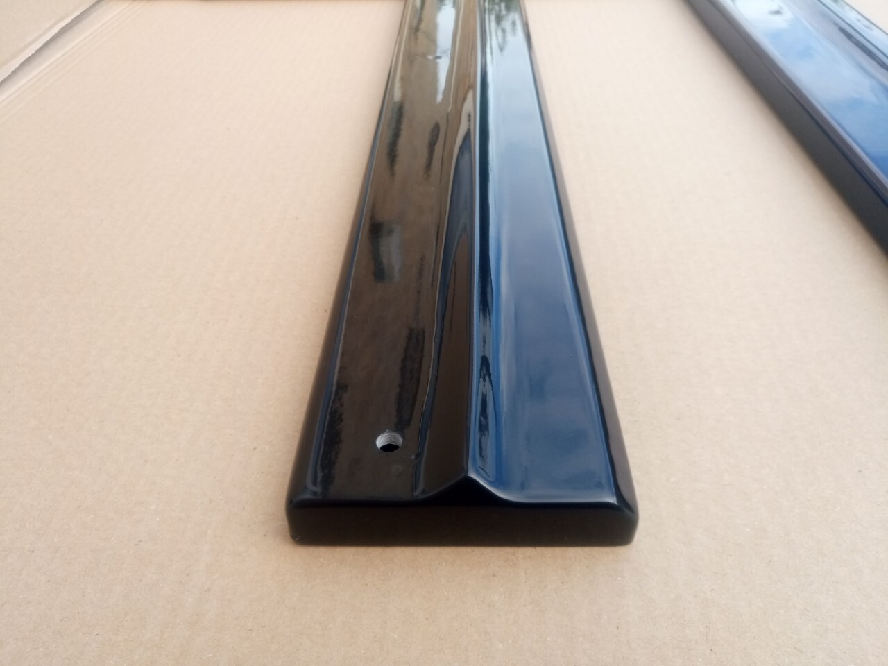 Ford Fiesta MK6 ST150 Side Skirt Splitter Spoilers. Gloss Black. Low ...