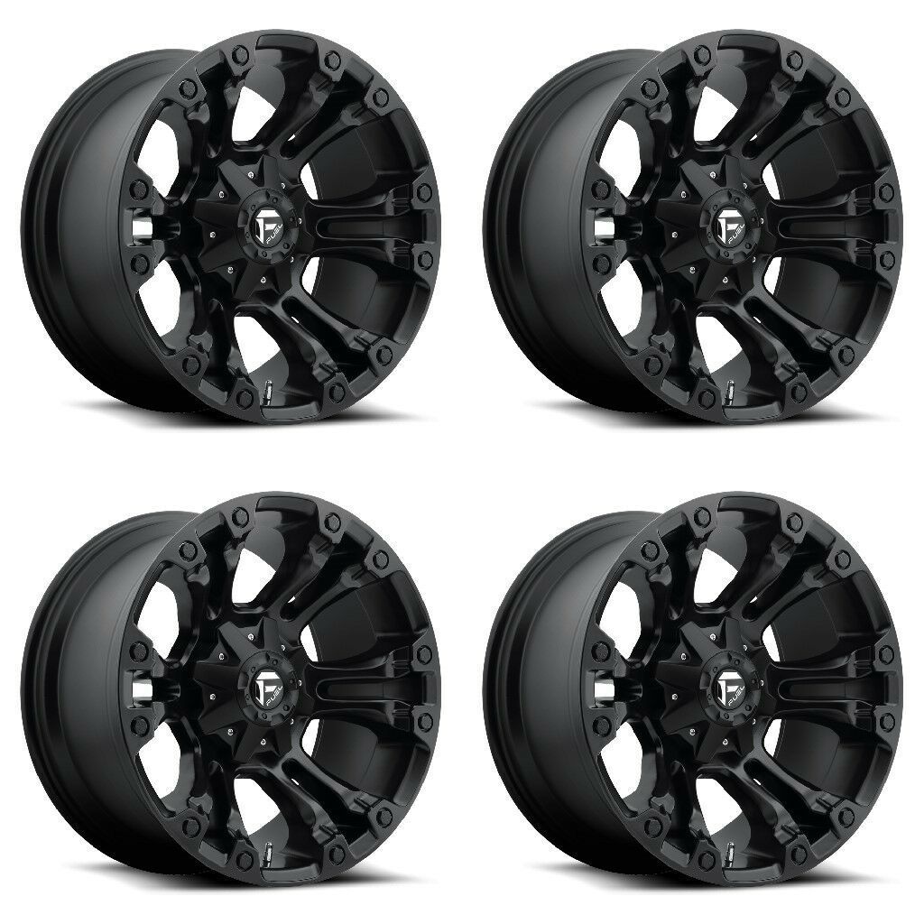 Set 4 Fuel D560 Vapor 20x9 8x180 Matte Black Wheels 20" 20mm Rims | eBay