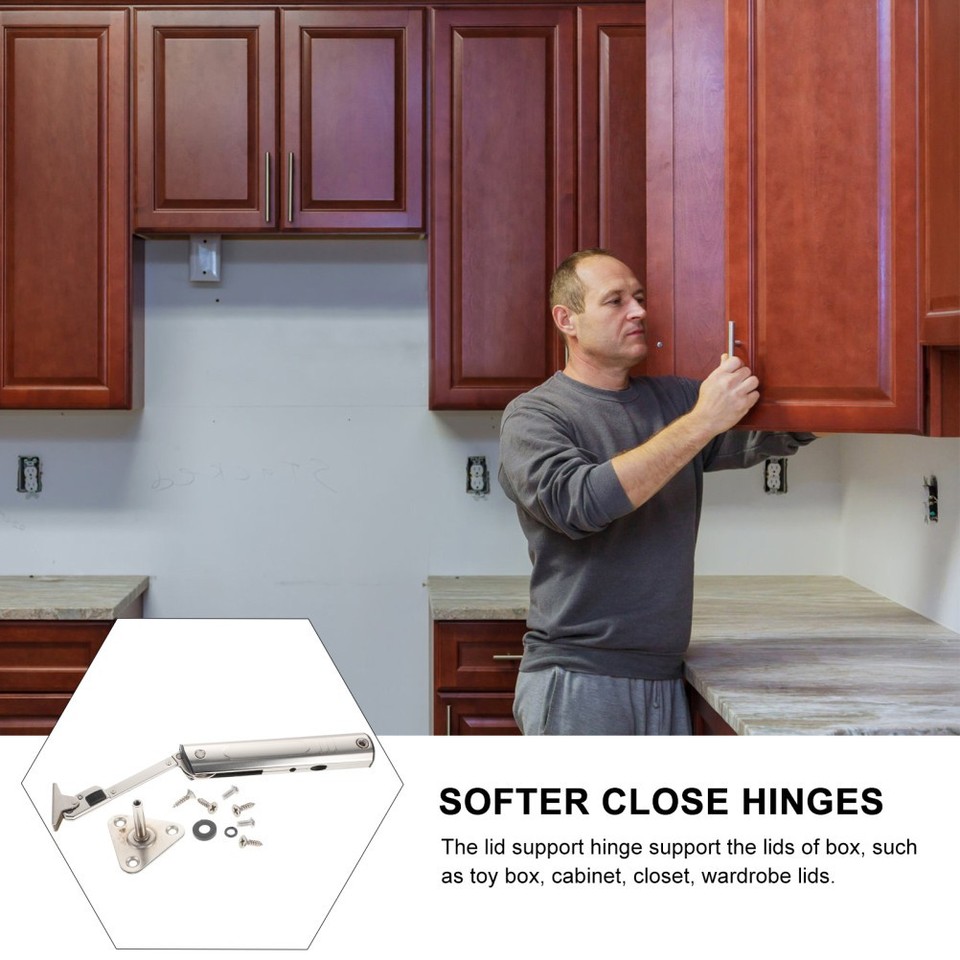 Spring Lift Gas Springs Cabinet Door Struts Retractable Hydraulic Rod ...