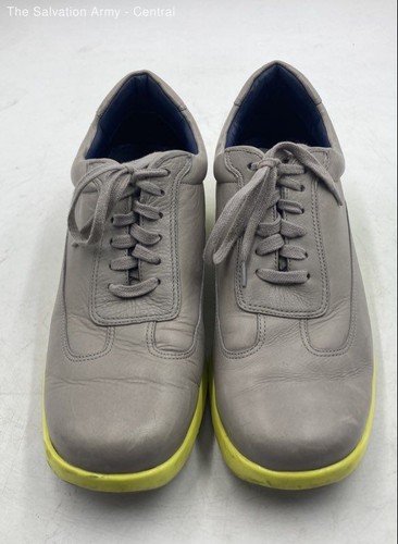 Cole Haan Mens Air Conner Gray Leather Low Top Casual Sneaker Shoes ...