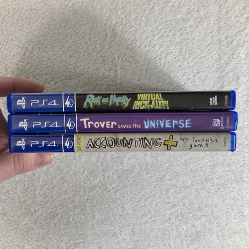 Accounting +, Rick and Morty Virtual Rick-Ality, Trover (PS4 VR PSVR) 3 ...