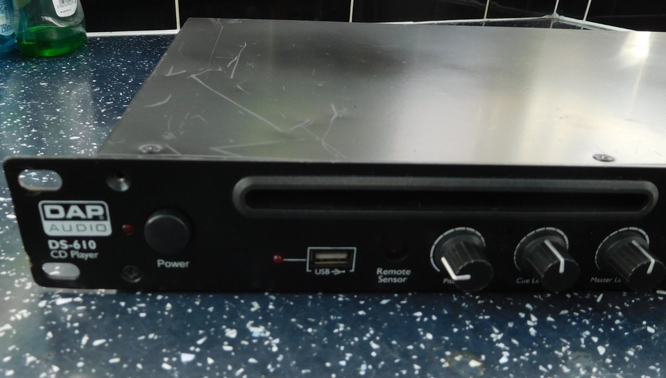 DAP Audio DS-610 Media Player CD/USB Professional Player 19" RCA PA ...
