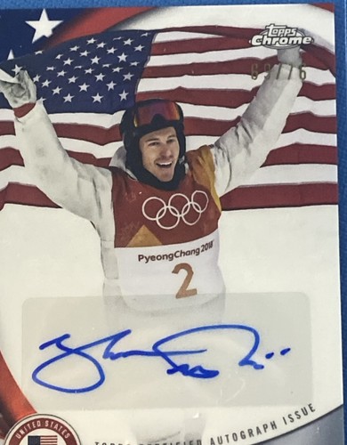 2026 Topps Chrome U.S. Olympics Shaun White Auto #ED 69/76 USA Flag ...