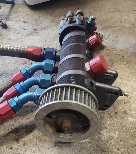 Wolf Brand Dry Sump Pump w/ Power Steering Pump, Fittings and Hoses ...