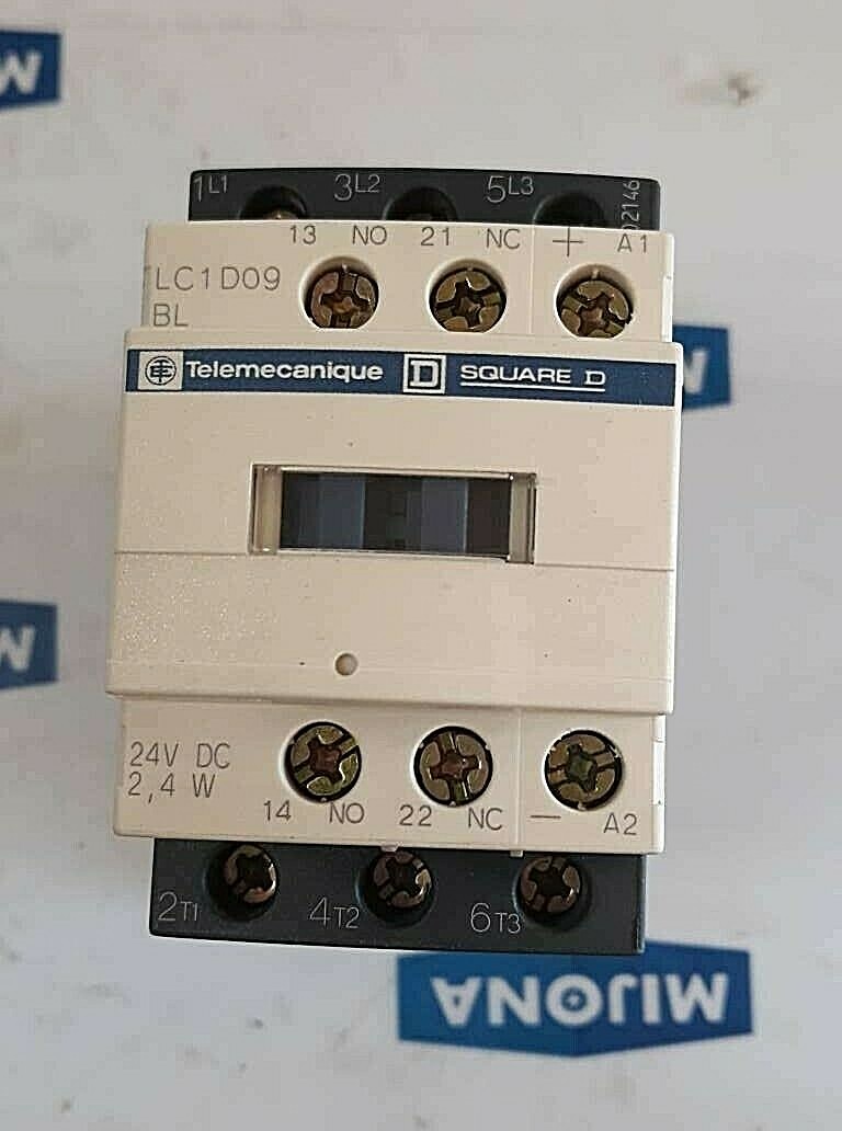 TELEMECANIQUE Contactor SQUARE D LC1D09 BL 24V DC 2.4 W Leistungsschütz ...