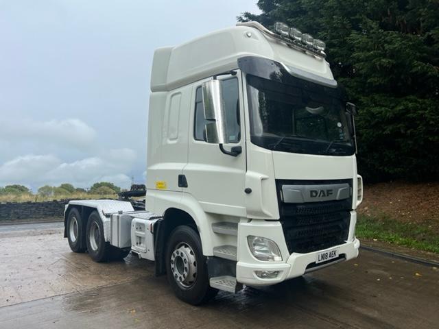 2018 DAF CF 480 Euro 6 6x4 hub reduction tractor unit twin line ...