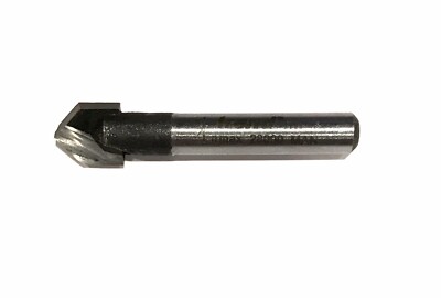 Trend Router Bit, V Groove, 45 deg 9.5 mm ( 3/8 inch ) dia, 1/4" shank ...