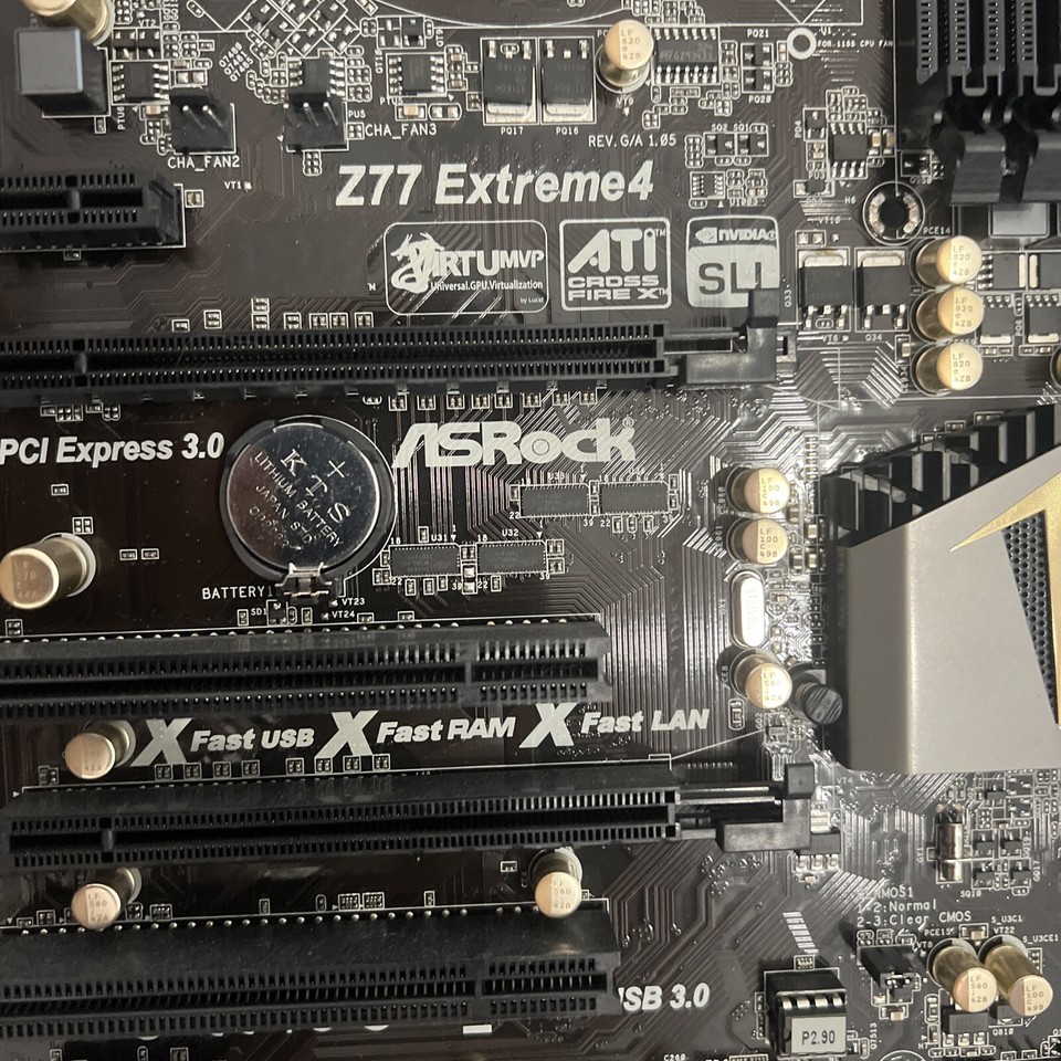 ASRock Z77 Extreme4 ATX Intel LGA 1155 DDR3 Motherboard tested working ...