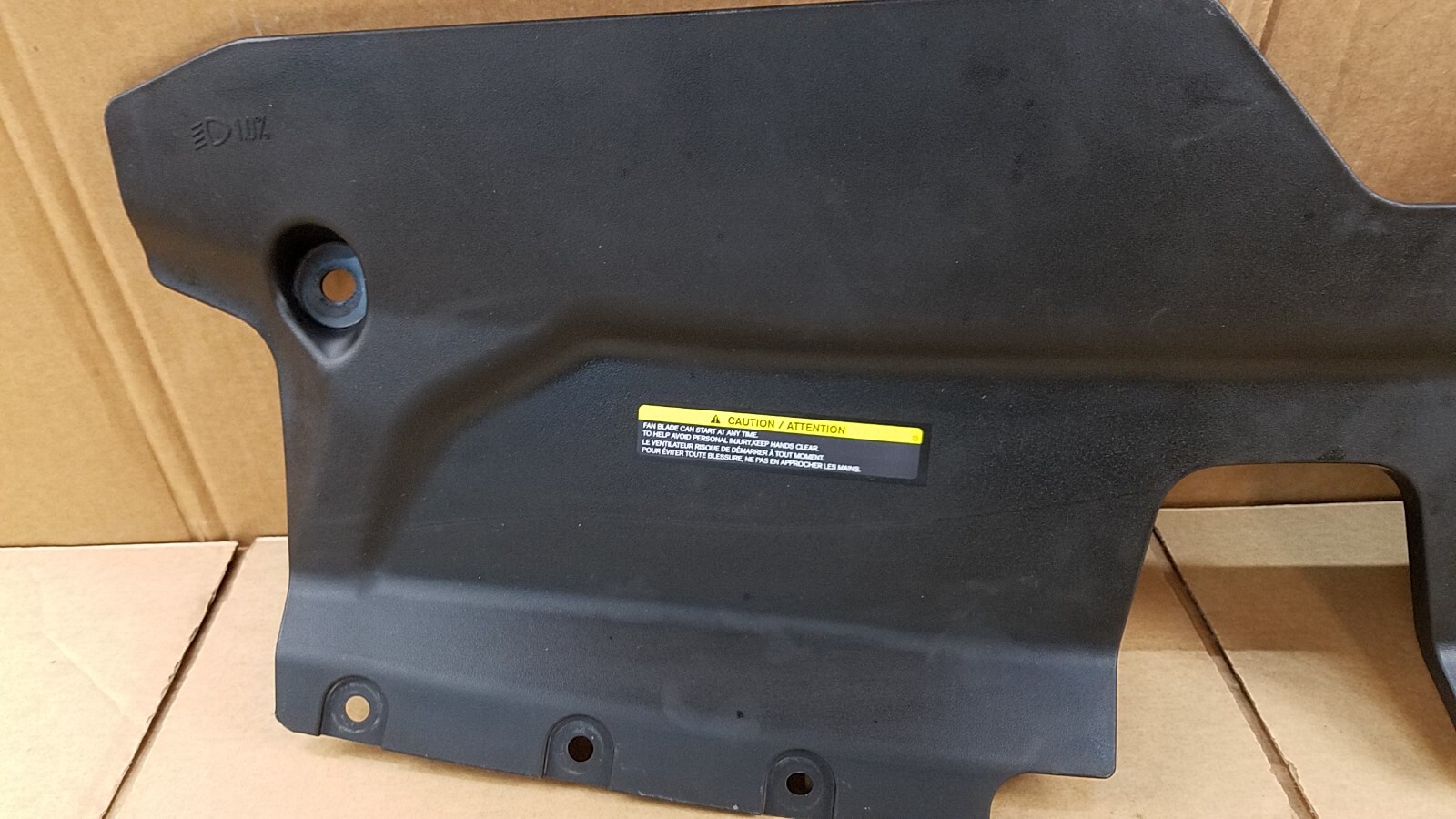 ⭐⭐ OEM 16-19 INFINITI Q50 17-18 Q60 RADIATOR SIGHT SHIELD TOP BAFFLE ...