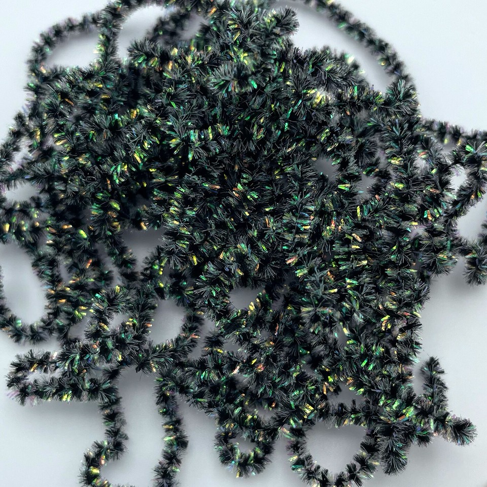 SPECKLED CRYSTAL CHENILLE - Hareline Fly Tying Variegated Material - 25 ...