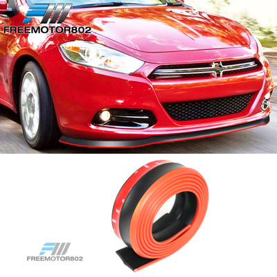 100 Inch Quick Lip Fits Dodge EZ Install Front Bumper Lip Black With ...