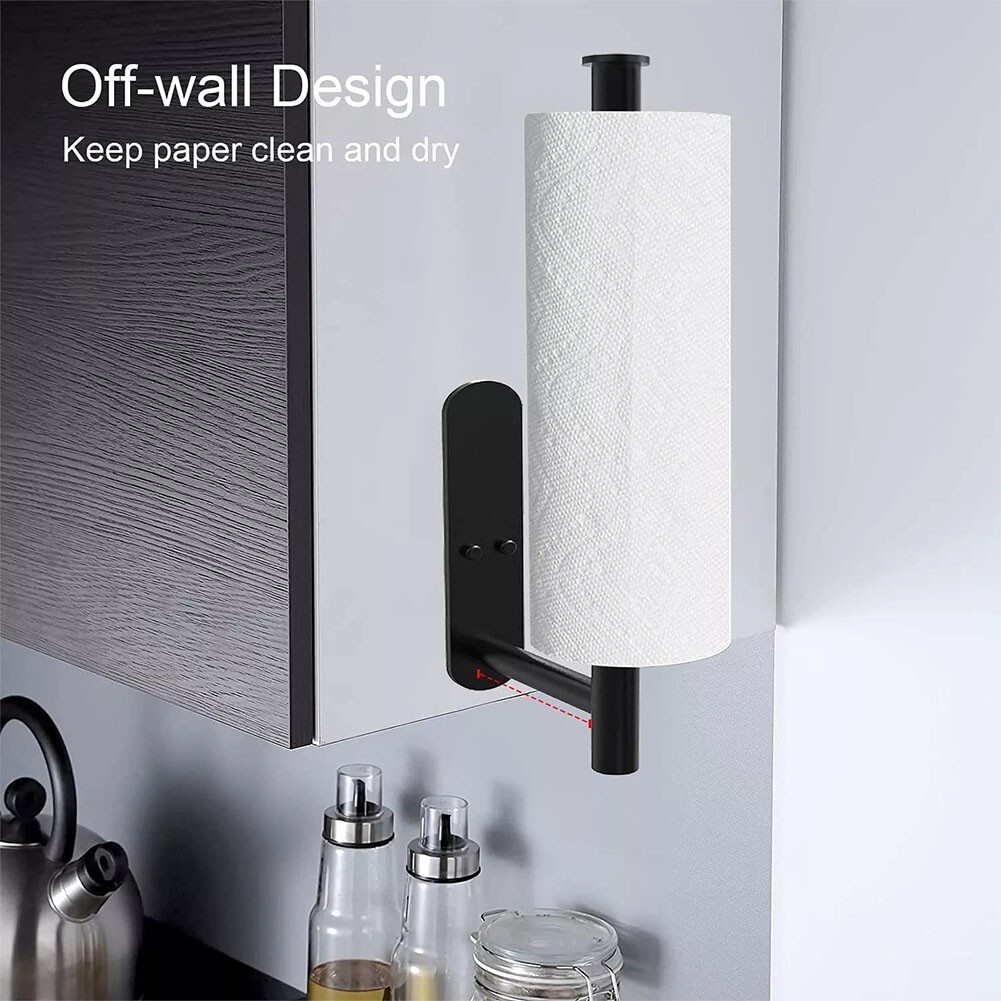 Minimalist Design Kitchen Paper Towel Rack Stainless Steel Wall Mount ...