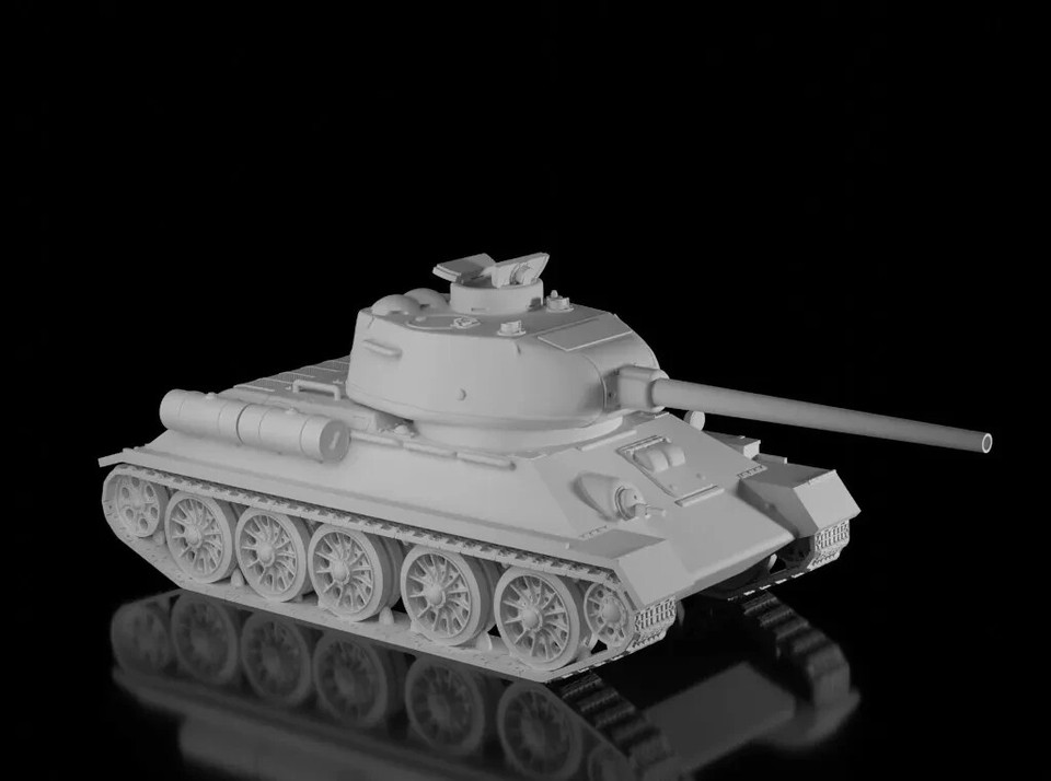 1/72 WW2 Russian T34/85 EARLY Tank. Painted Resin. Over 3700 models on ...