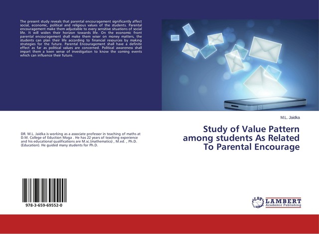 Study of Value Pattern Among Students As Related to Parental Encourage von M. L. Jaidka (2015 ...
