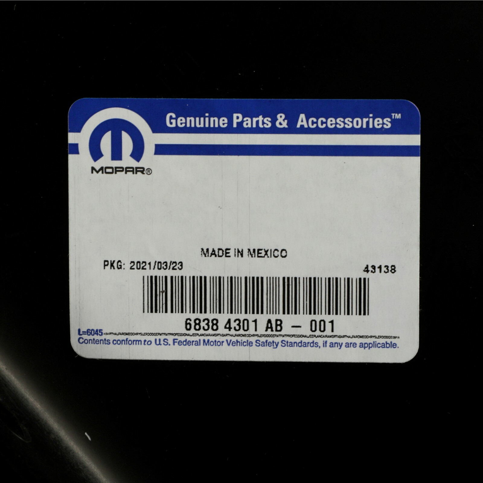 19-24 RAM 2500 3500 FRONT BUMPER LOWER AIR DAM OEM NEW MOPAR 68384301AB ...