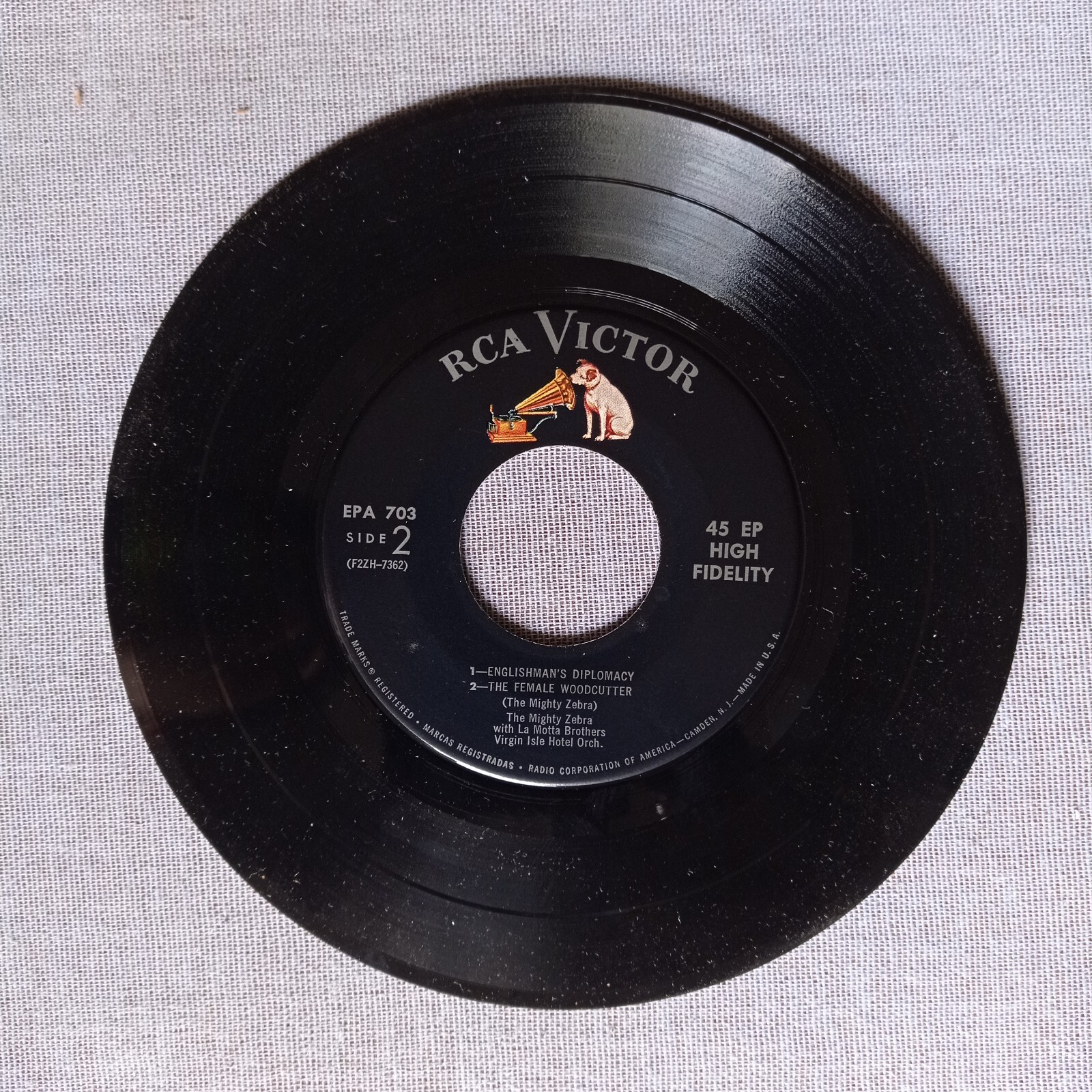 Calypso From The Virgin Islands [1956] Vinyl 7" Single 45 RPM Reggae ...