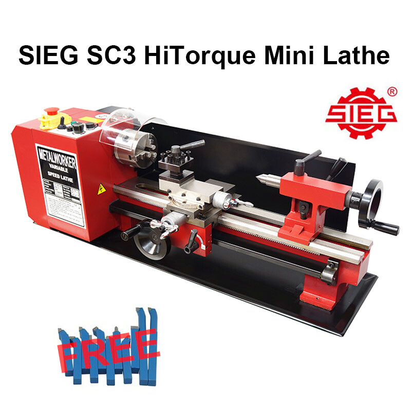 SIEG SC3/400 HiTorque Lathe with Free Turing Tool | eBay Australia