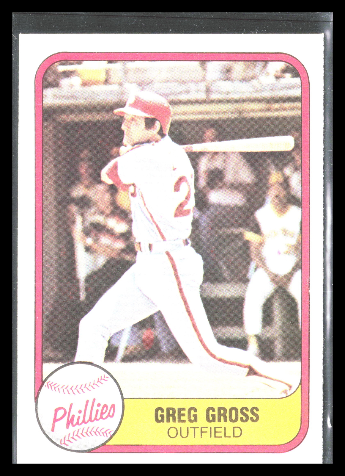 Greg Gross 1981 Fleer #18 (Philadelphia Phillies) | eBay