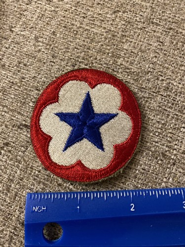 US Army Service Forces Patch Blue Star WWII INV7338 | eBay