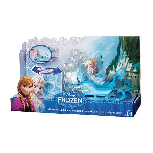 Disney Frozen Swirling Snow Sled Gift Set Elsa & Anna Playset New | eBay