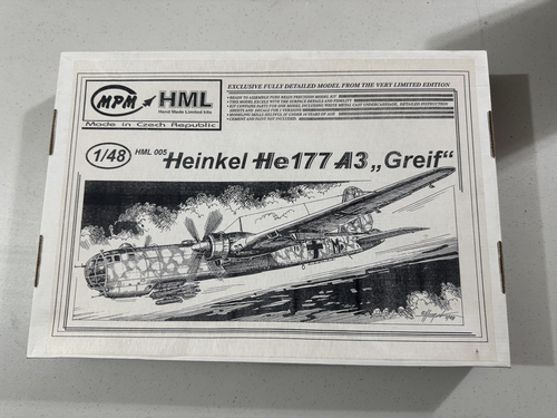 1/48 Heinkel He 177 A3 "Greif" All Resin & White Metal kit - MPM HML ...