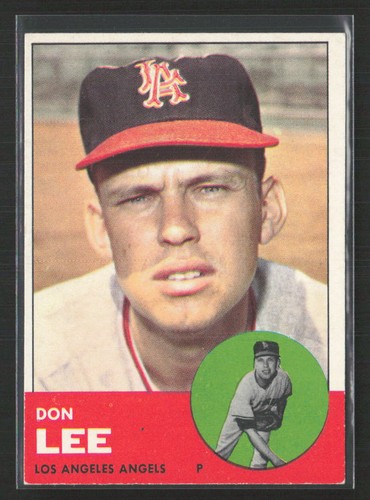 1963 Topps #372 Don Lee - EX+ Set Break! | eBay