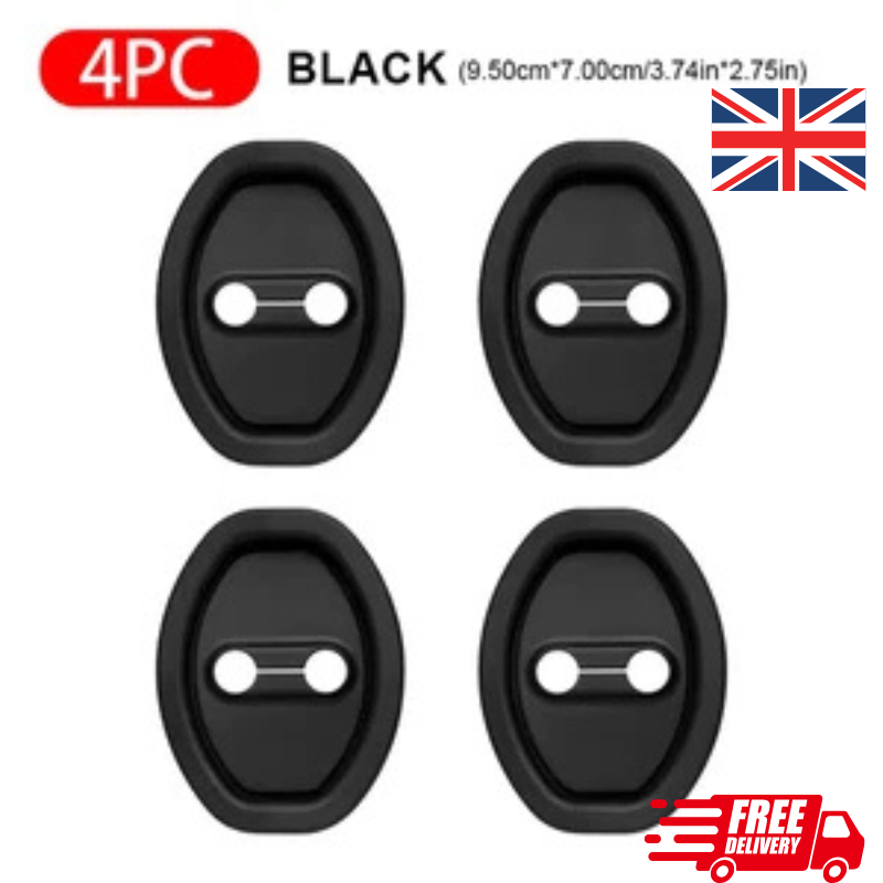 4Pcs Car Door Lock Latches Cover Car Silicone Door Latch Protective ...