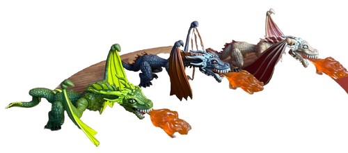 3 Loyal Subjects Game of Thrones Viserion Drogon Rhaegal Vinyl Action ...