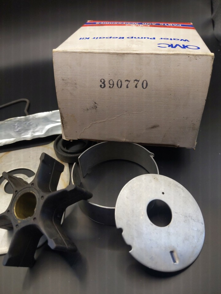 Water Pump Impeller Kit Johnson/Evinrude 0390770 390770 NOS OMC OEM x9 ...