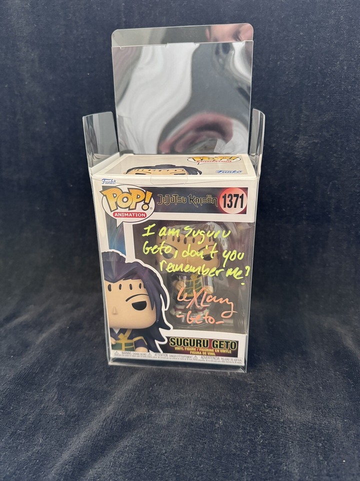 Lex Lang Signed Jujutsu Kaisen Suguru Geto Funko 1371 JSA COA ...