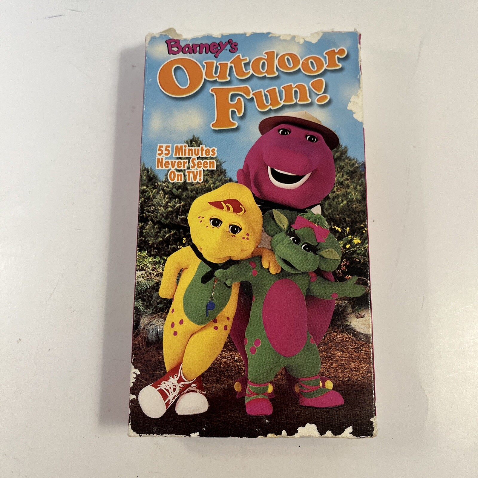 Barney's Outdoor Fun! VHS 2003 Never Seen on TV Video Tape Family Kids ...