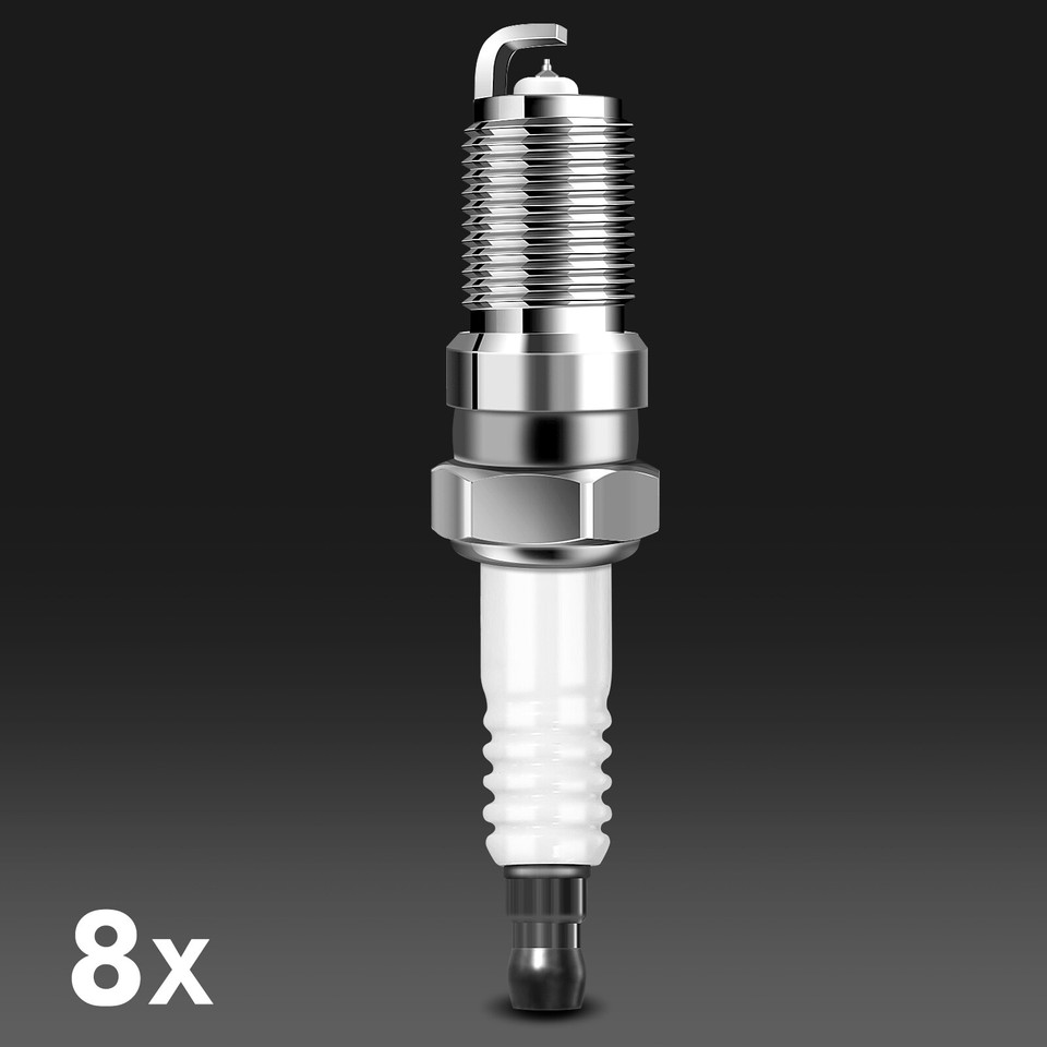 8Pcs Ignition Coil & 8Pcs Iridium Spark Plug for Cadillac DTS SRX STS ...