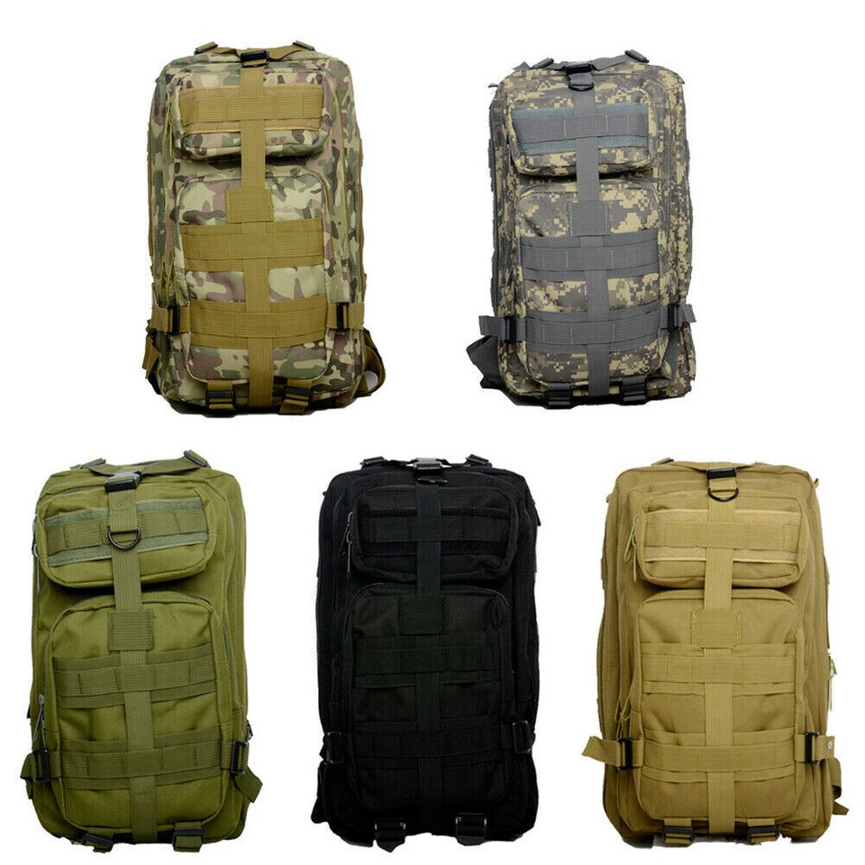 Military Camping Backpack Tactical Molle Travel Bag Outdoor Camping ...
