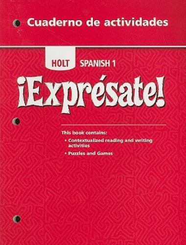 Â¡ExprÃ©sate! Ser.: Exprésate Level 1 : Cuaderno de Activitas by ...