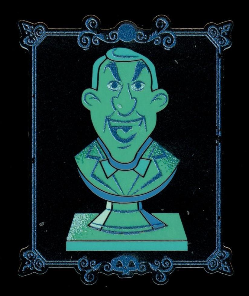 Haunted Mansion Mystery Rollo Rumkin Singing Bust Disney Pin 156750 | eBay