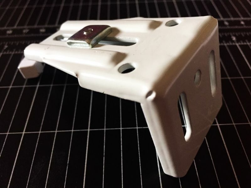 BRACKET & CAM LOCK LEVER Wall Fix CURTAIN RAIL Track Oslo 73 Curtrax ...