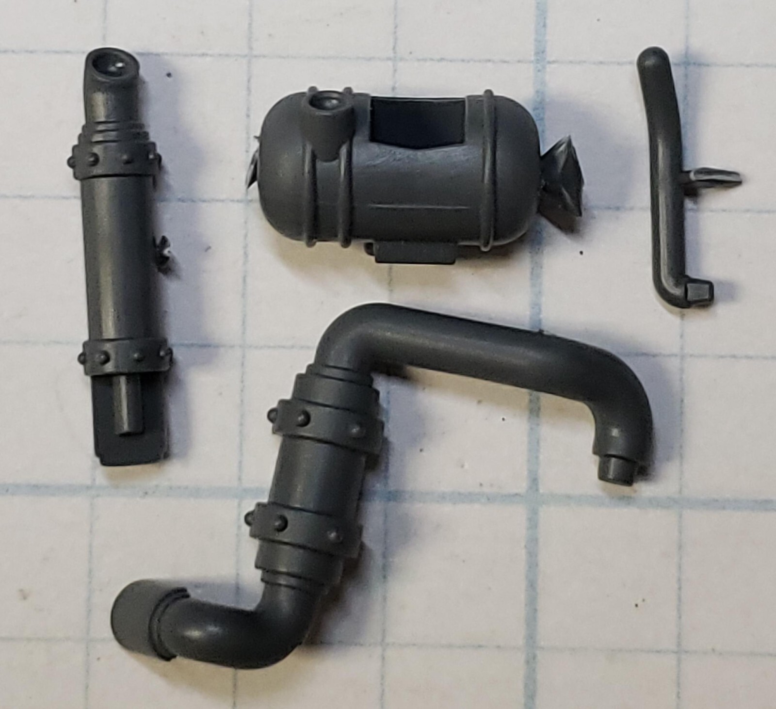 Warhammer 30k Solar Auxilia Bits Hermes Sentinel Fuel & Exhaust System ...