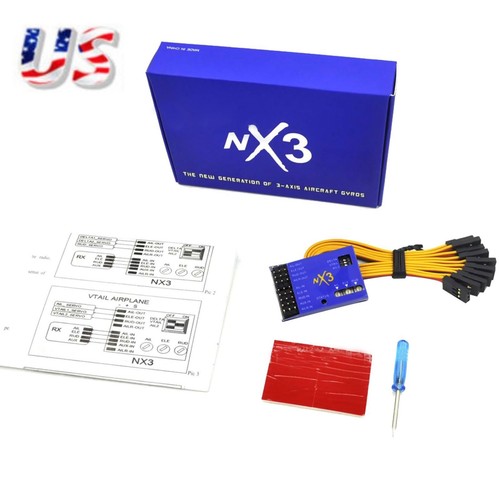 NX3 Fixed-Wing 3 Axis Flight Controller Autobalance Stabilizer For RC ...