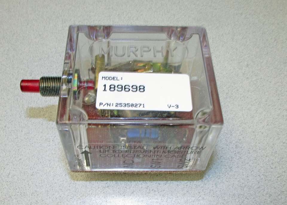 FW Murphy Model 189698/25350271 Tattletale 12V Magnetic Switch | eBay