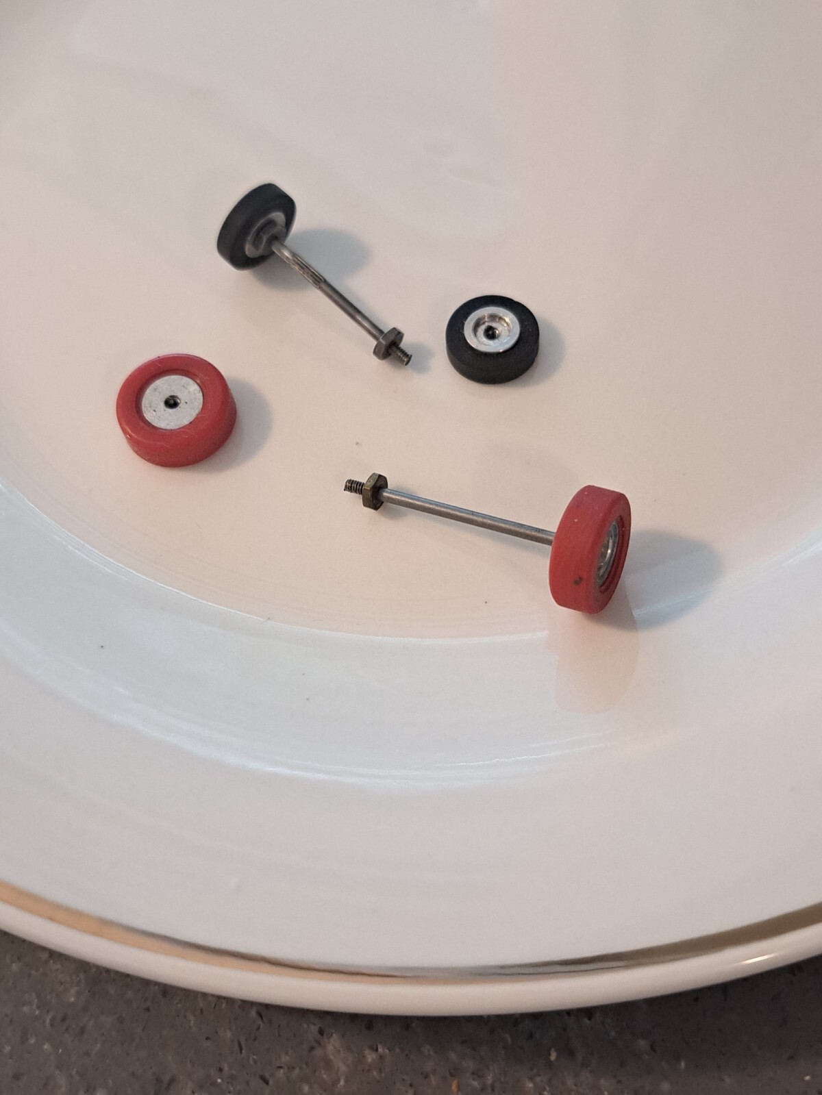 AURORA AJ'S SET OF ALUMINUM RIMS LOT HO SLOT CARS (w) | eBay