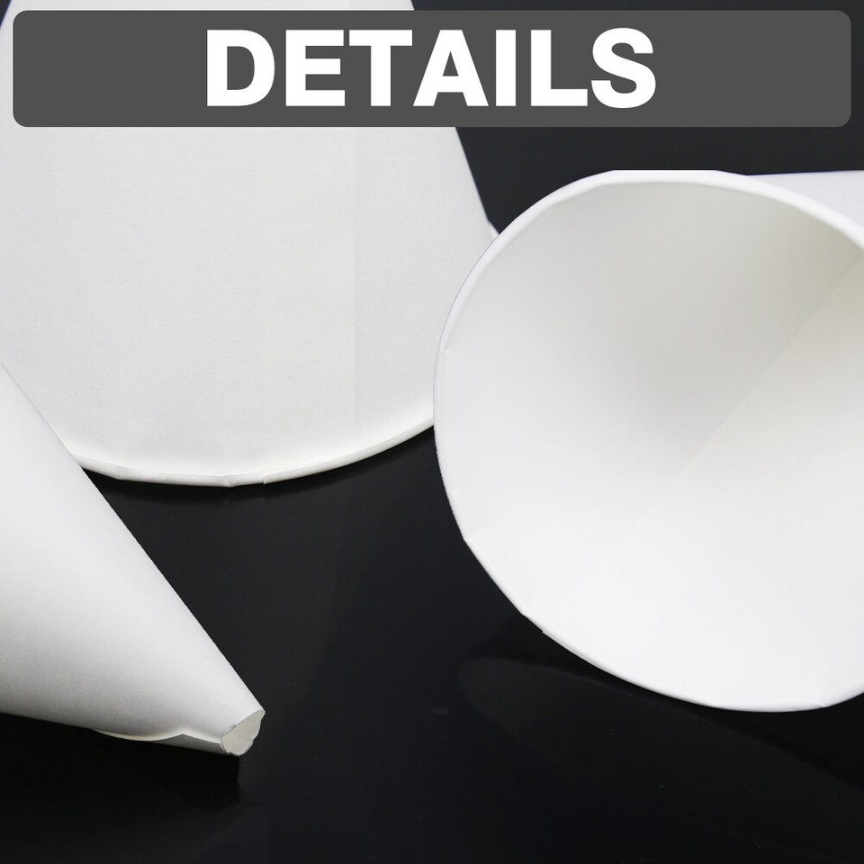 Disposable Engine Oil Funnels, 25/50 Pcs Paper Funnels For Motor Oil ...