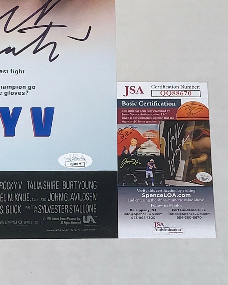 Bill Conti Composer signed Rocky V 11x14 photo autographed JSA ...