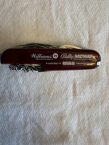 Multi 11 Tool Pocket Knife Promotional Bally, Williams, Midway Gaming ...