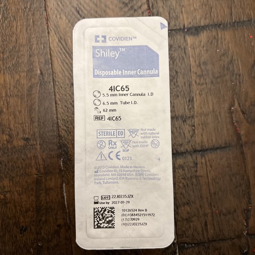 Shiley Disposable Inner Cannula 4IC65, 5.5 mm I.D. 62mm -10 Count | eBay